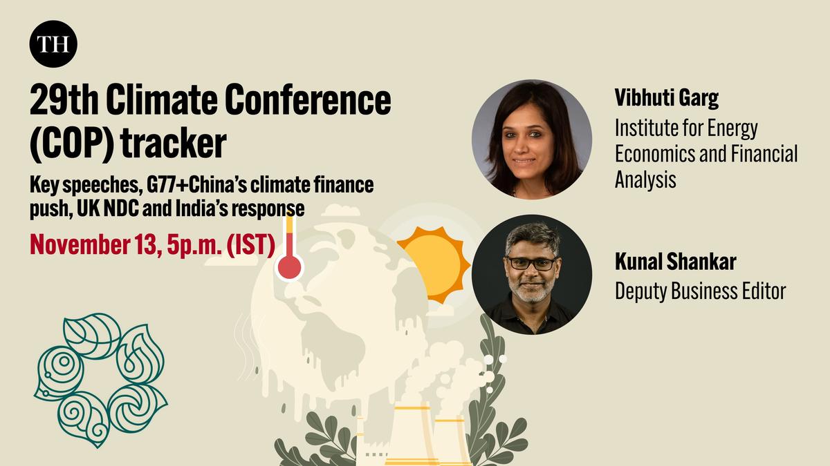 29th Climate Conference (COP) tracker | Day 2 LIVE: Key speeches, UK NDC, and India’s reaction ...